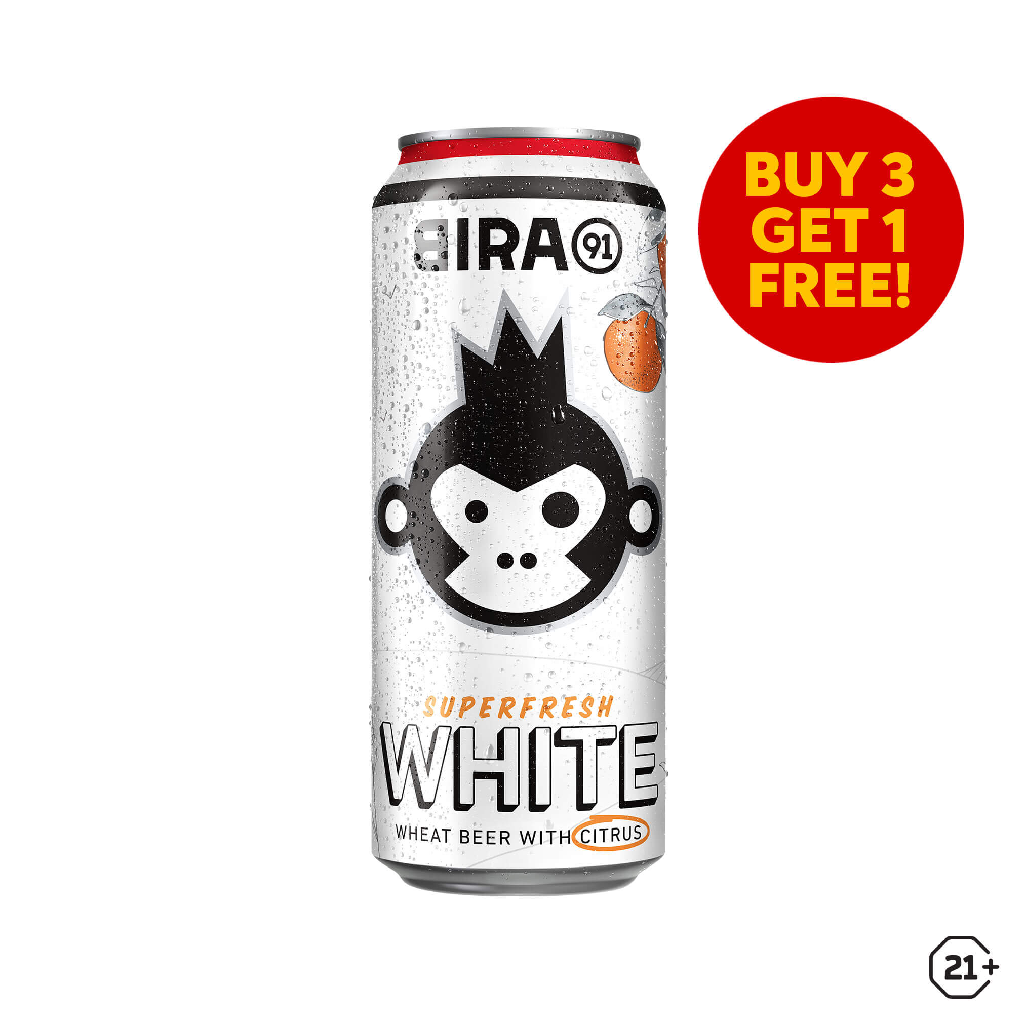 Bira 91 Super Fresh White Beer 500ml