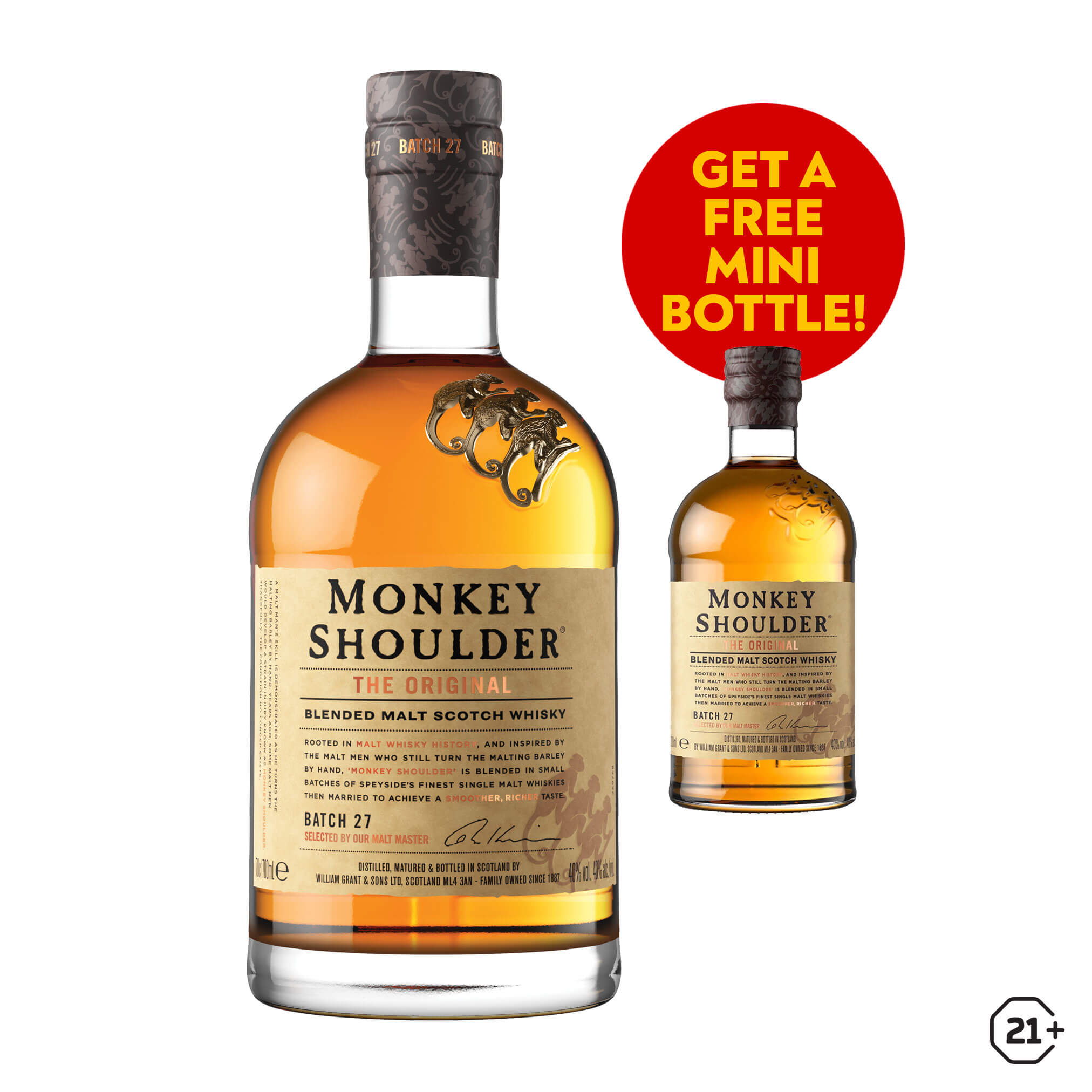 Monkey Shoulder Blended Whisky 700ml