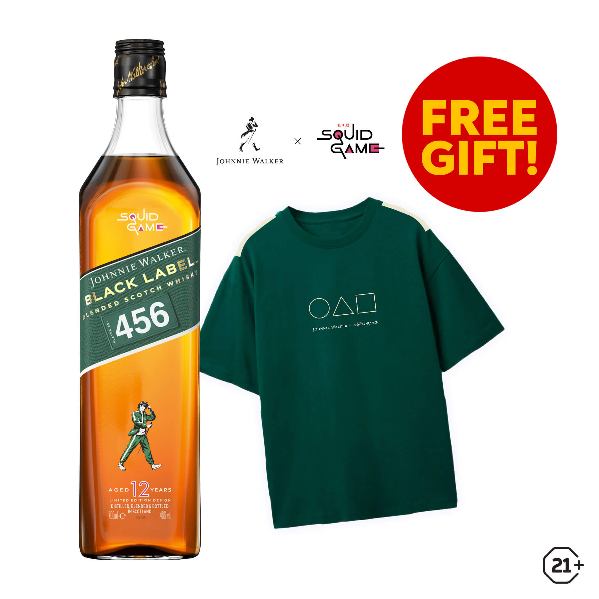 Johnnie Walker - Black Label - Limited Edition Squid Game - Blended Wh