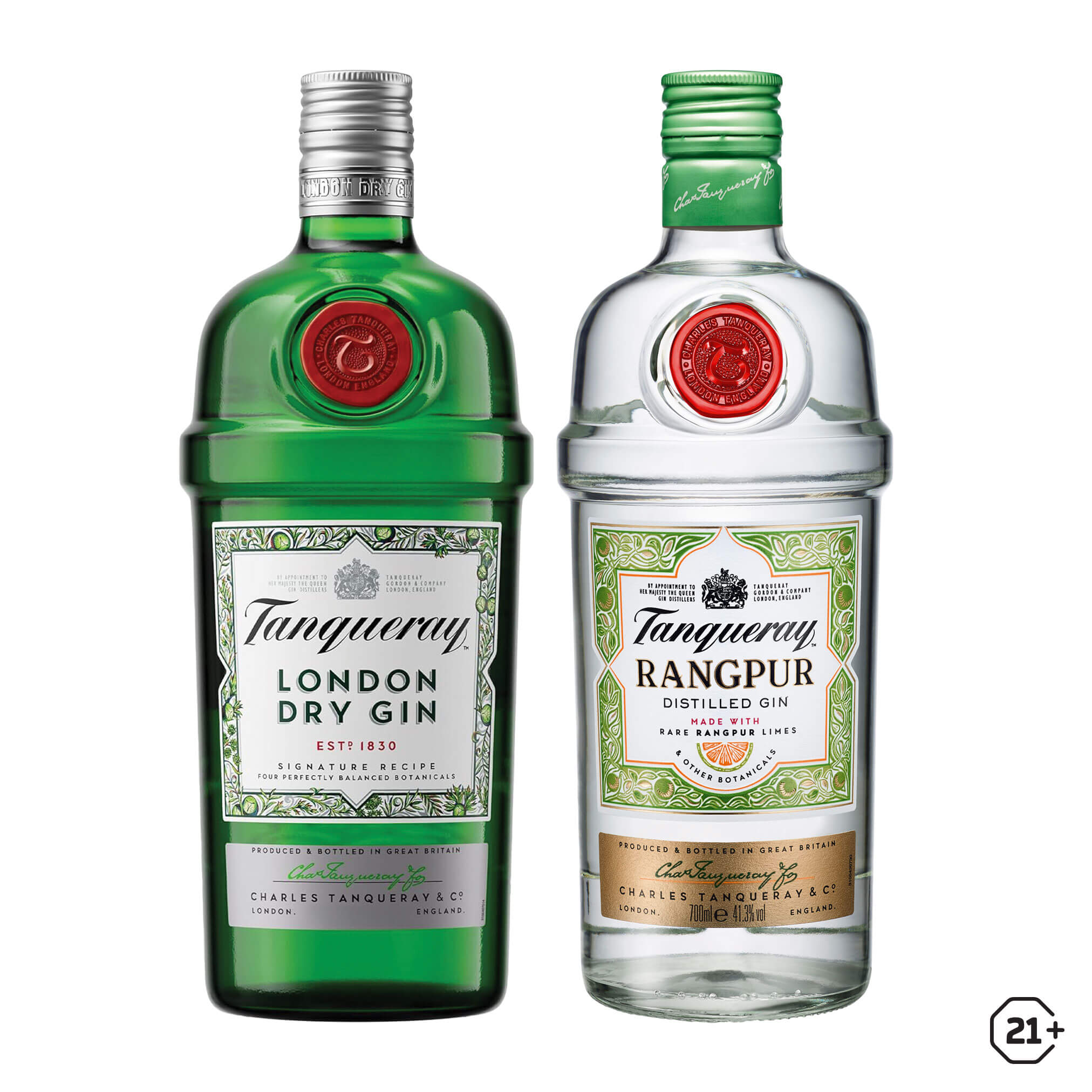 Tanqueray Gin 750ml + Tanqueray Rangpur Gin 1L