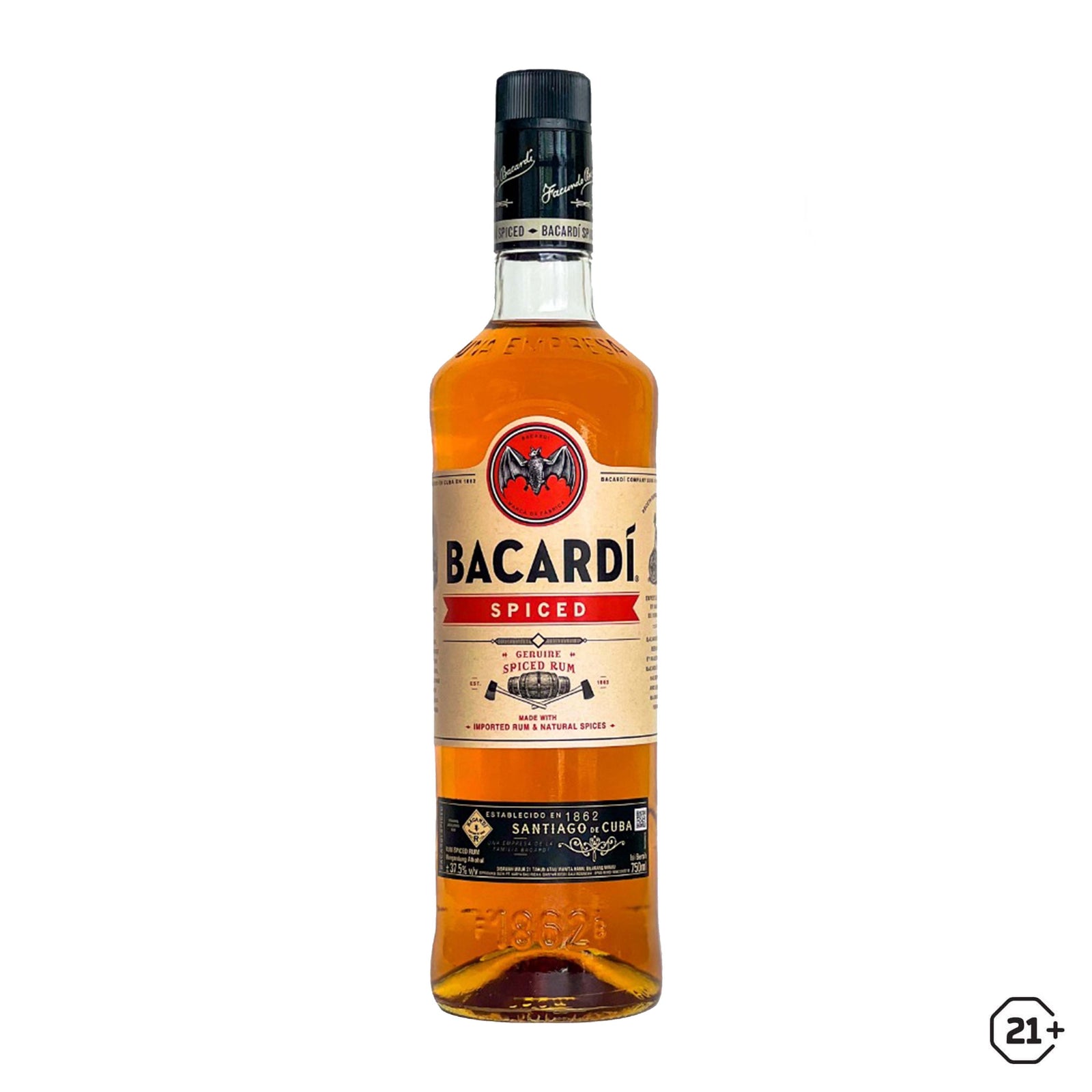 Beli Bacardi Spiced Rum 750ml di Minuman.com | Gratis Ongkir!